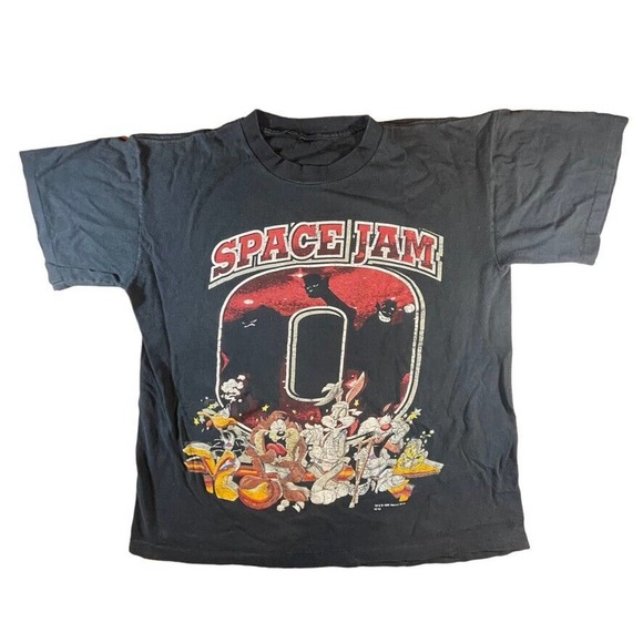 Unbranded | Shirts | Vintage 996 Space Jam Movie Promo Tshirt Single ...